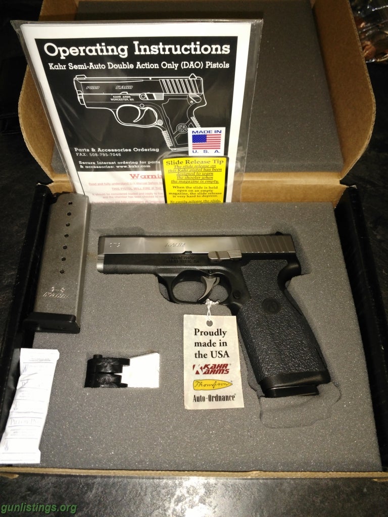 Gunlistings.org - Pistols Kahr CT9 With Extra Mag Gunlistings.org - Pistols Kahr CT9 With Extra Mag