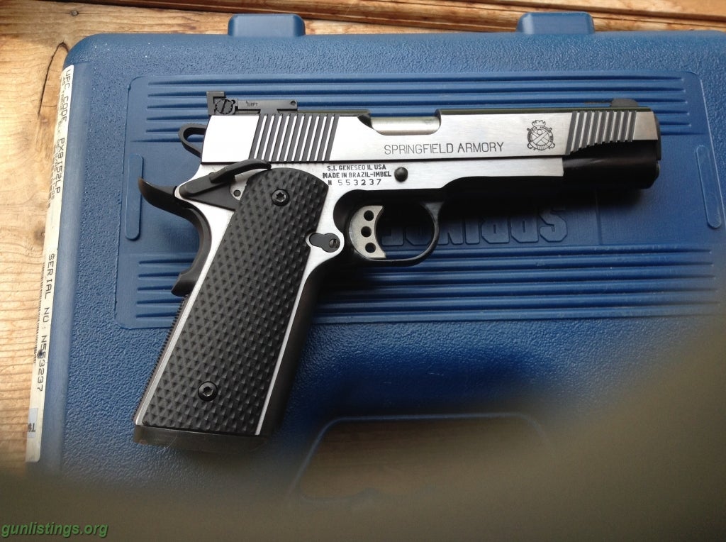 Gunlistings.org - Pistols Springfield 1911-A1 Loaded Black Stainless Target Gunlistings.org - Pistols Springfield 1911-A1 Loaded Black Stainless Target